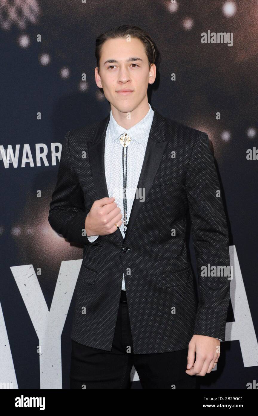 Los Angeles, CA. 1st Mar, 2020. Mateo Ortiz at arrivals for THE WAY BACK Premiere, Regal Cinema ...