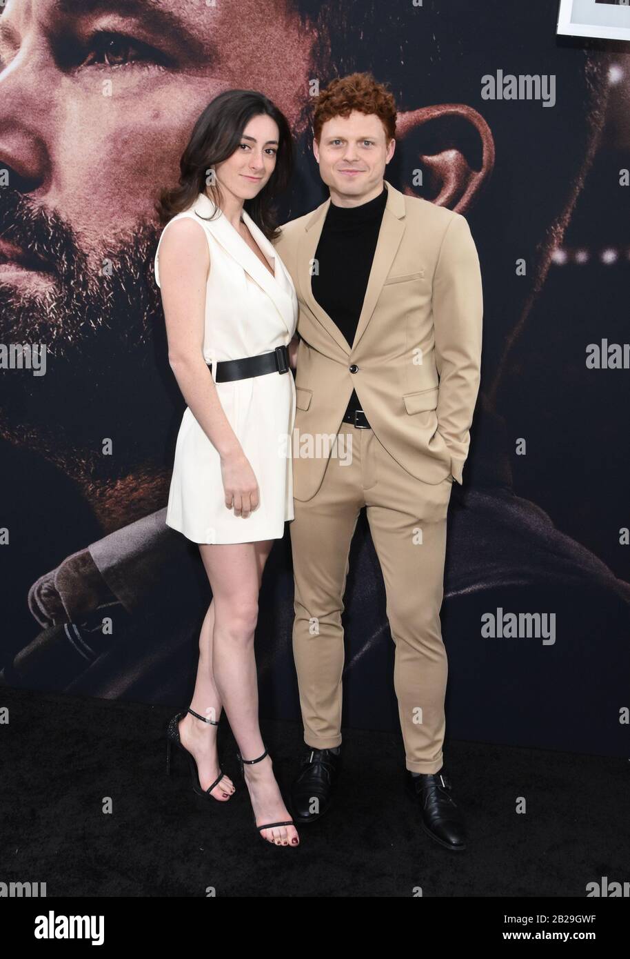 Los Angeles, California, USA 1st March 2020 Actor Caleb Foote and guest ...