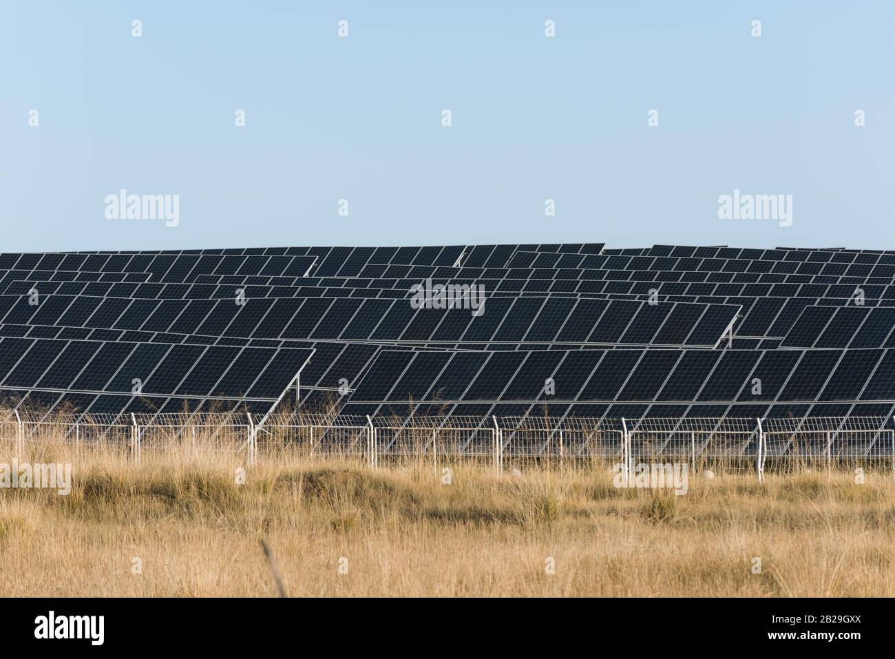 view of a photovoltaic power station Stock Photo - Alamy
