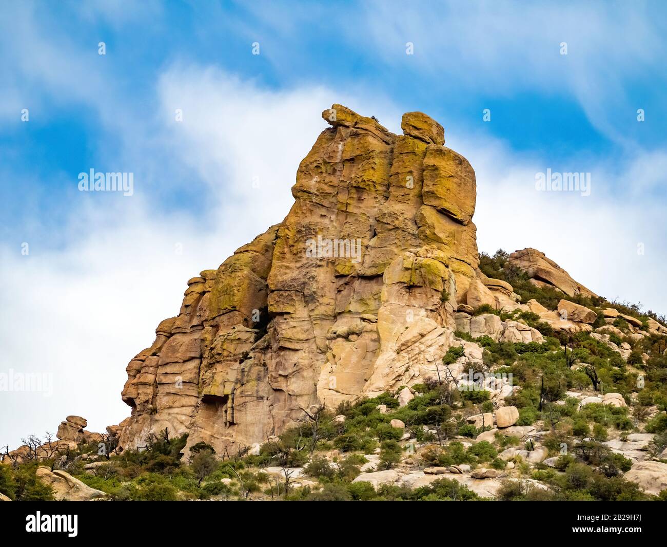 view through high desert overlooking Tucson Stock Photo - Alamy