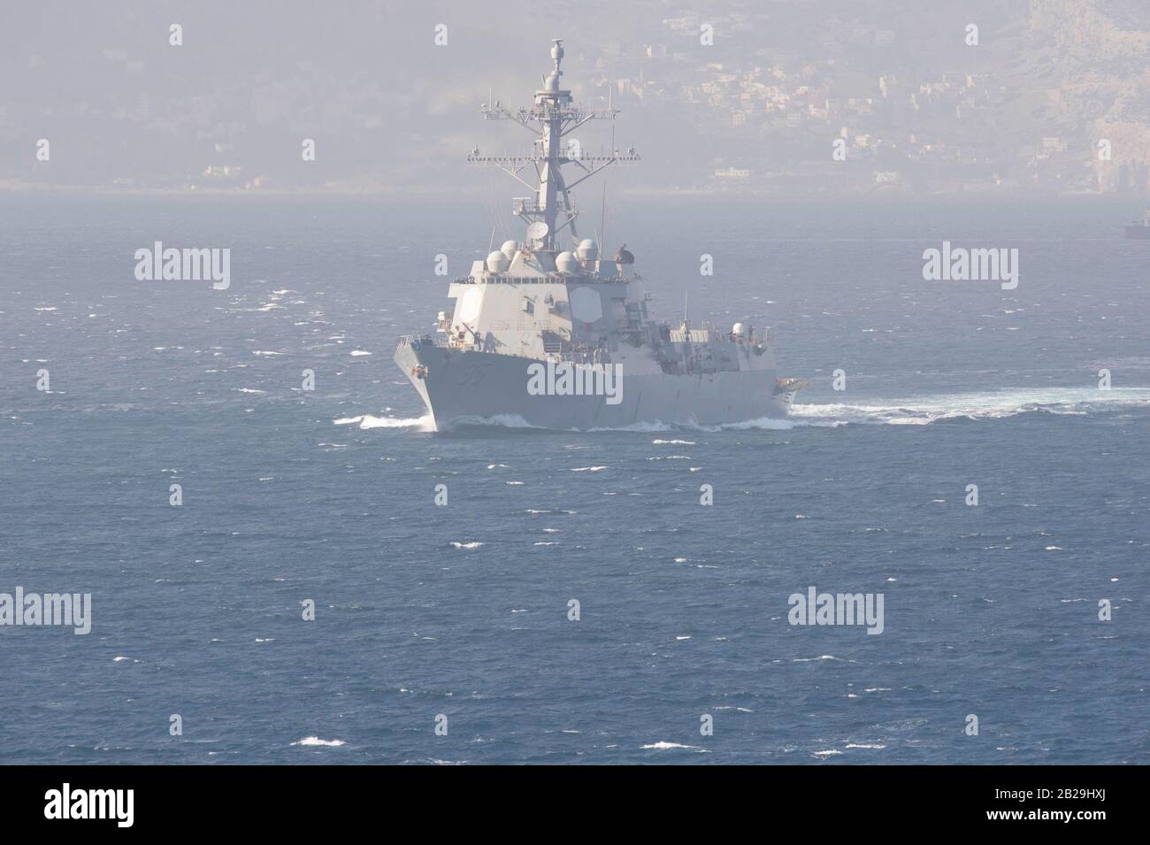 200229-N-GG032-1007 MEDITERRANEAN SEA (Feb. 29, 2020) The guided ...