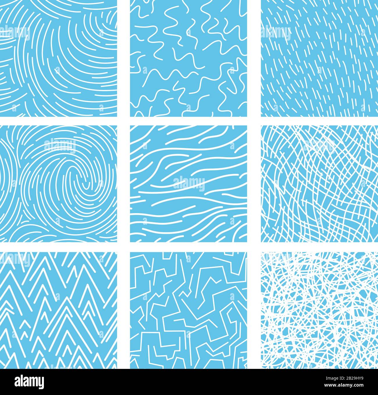 This is a illustration of Hand painted simple line pattern variation ...