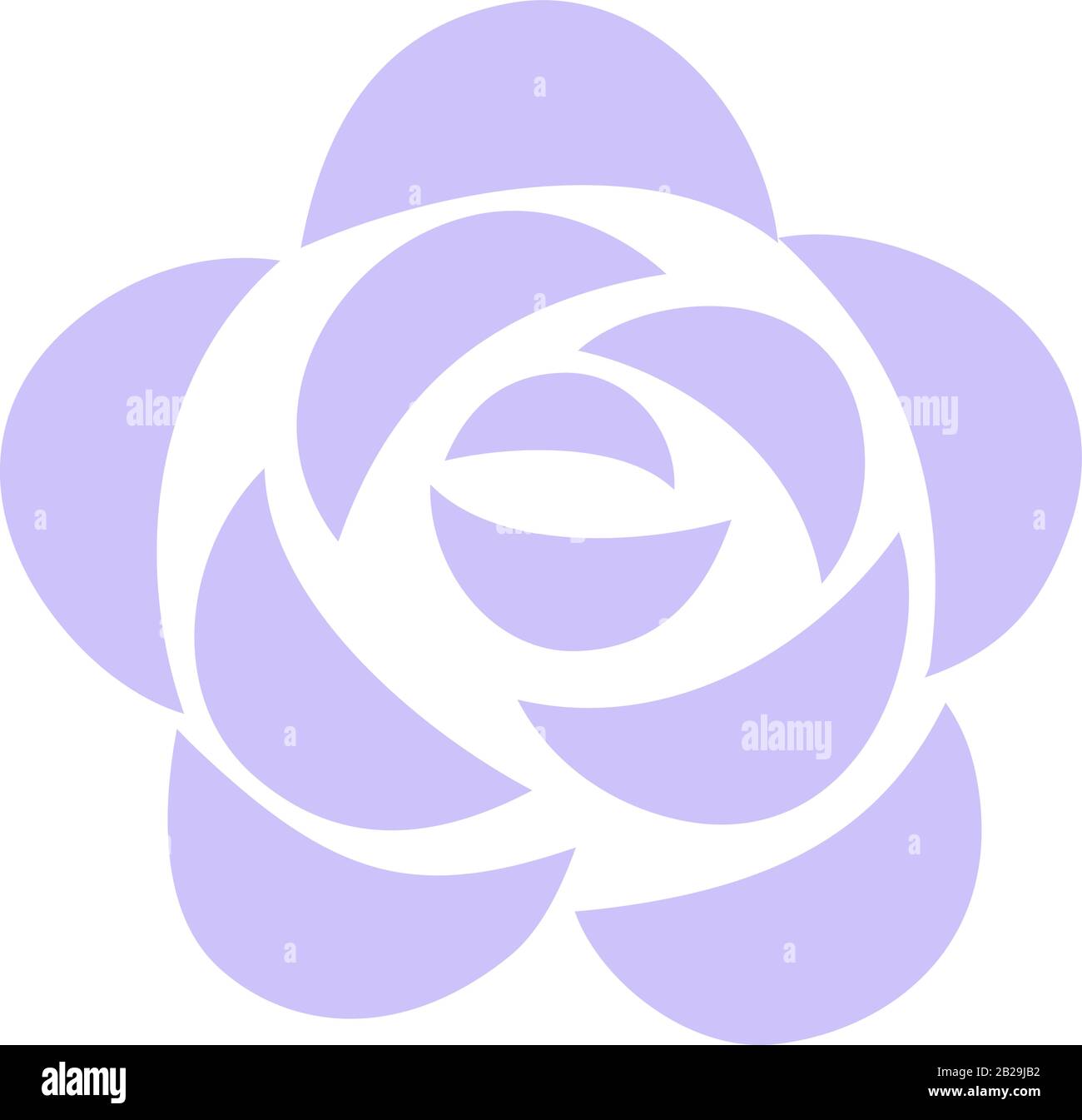 This is a illustration of Hand-painted simple flower shape variation ...