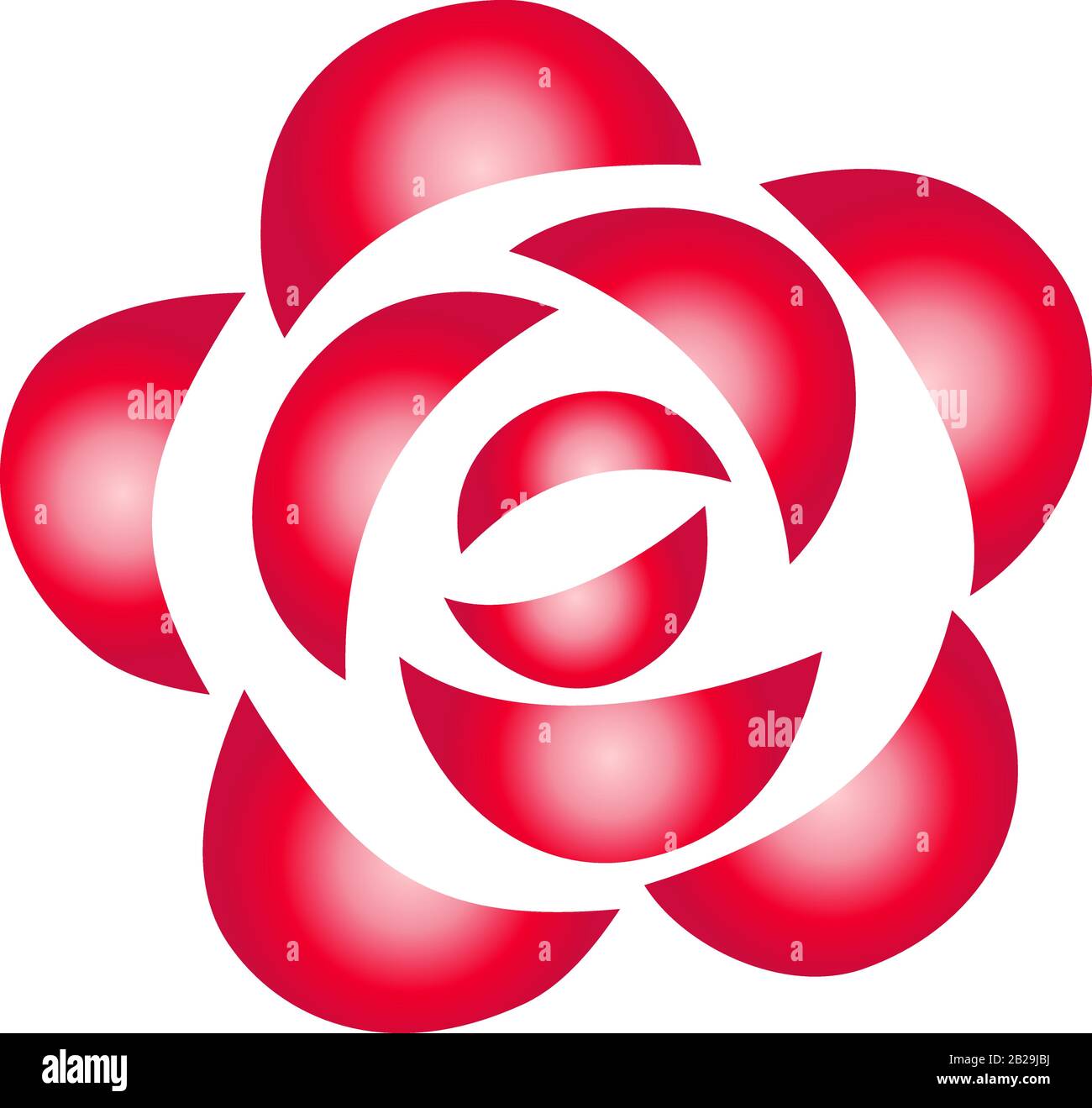 This is a illustration of Hand-painted simple flower shape variation ...