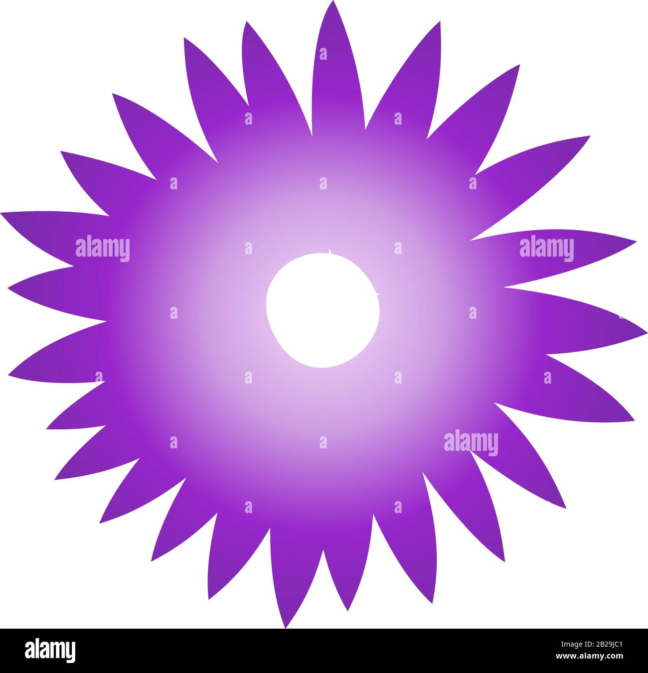 This is a illustration of Hand-painted simple flower shape variation ...