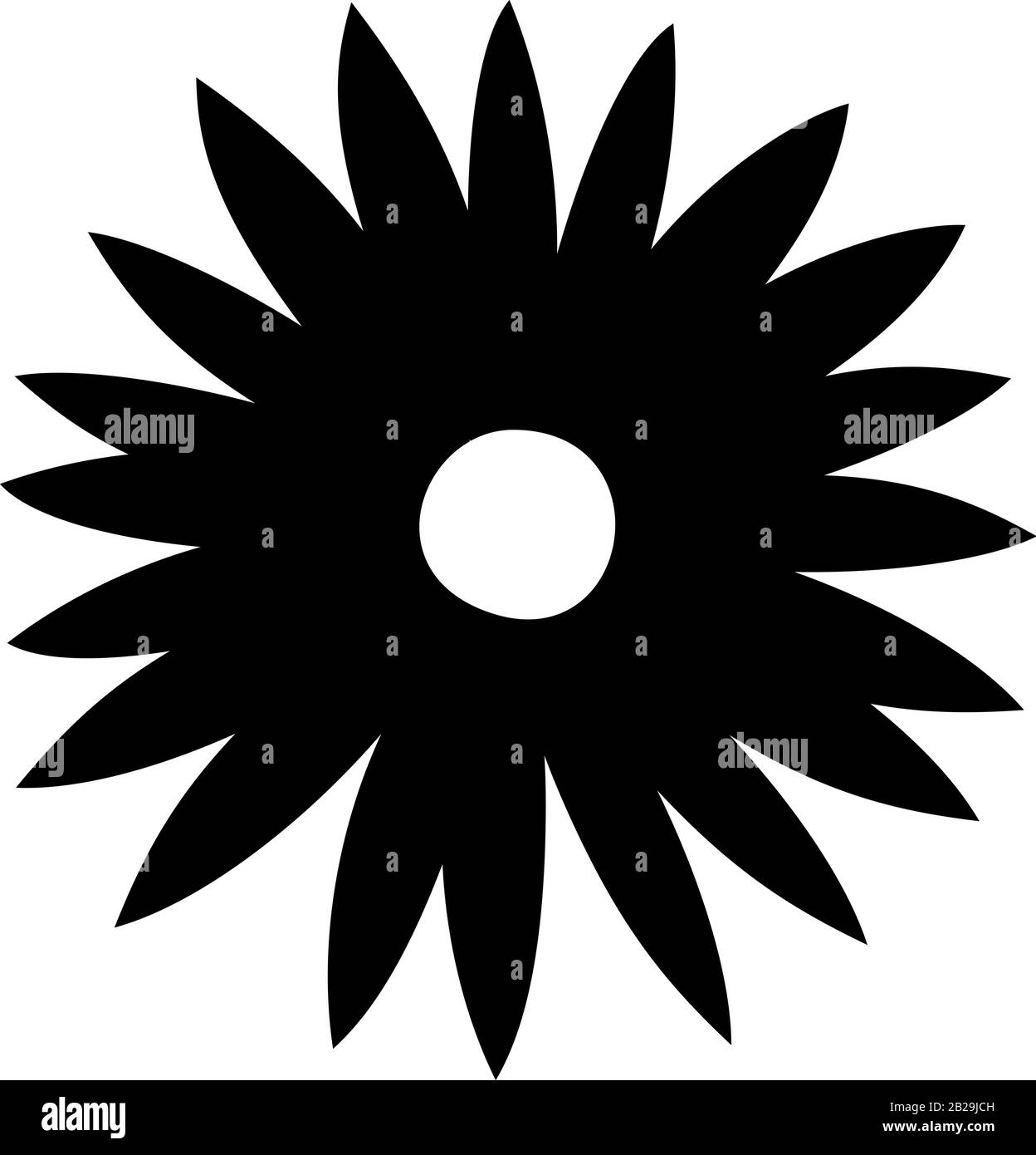 This is a illustration of Hand-painted simple flower shape variation ...