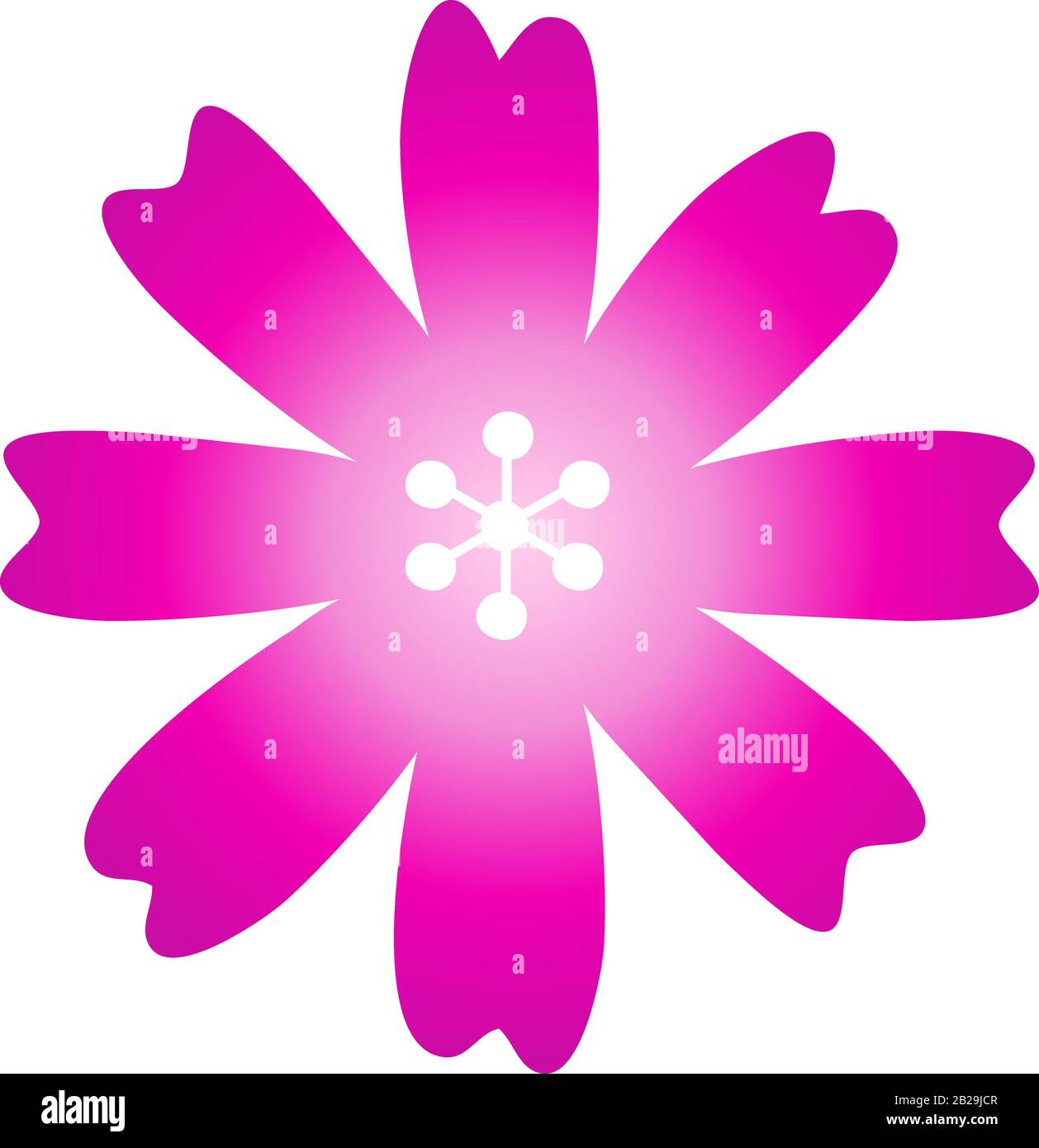 Simple hand painted flower hi-res stock photography and images - Alamy