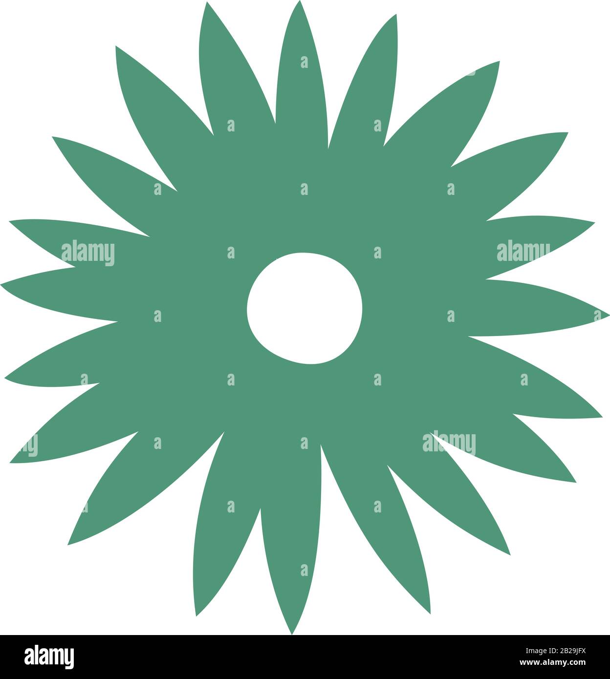 This is a illustration of Hand-painted simple flower shape variation ...