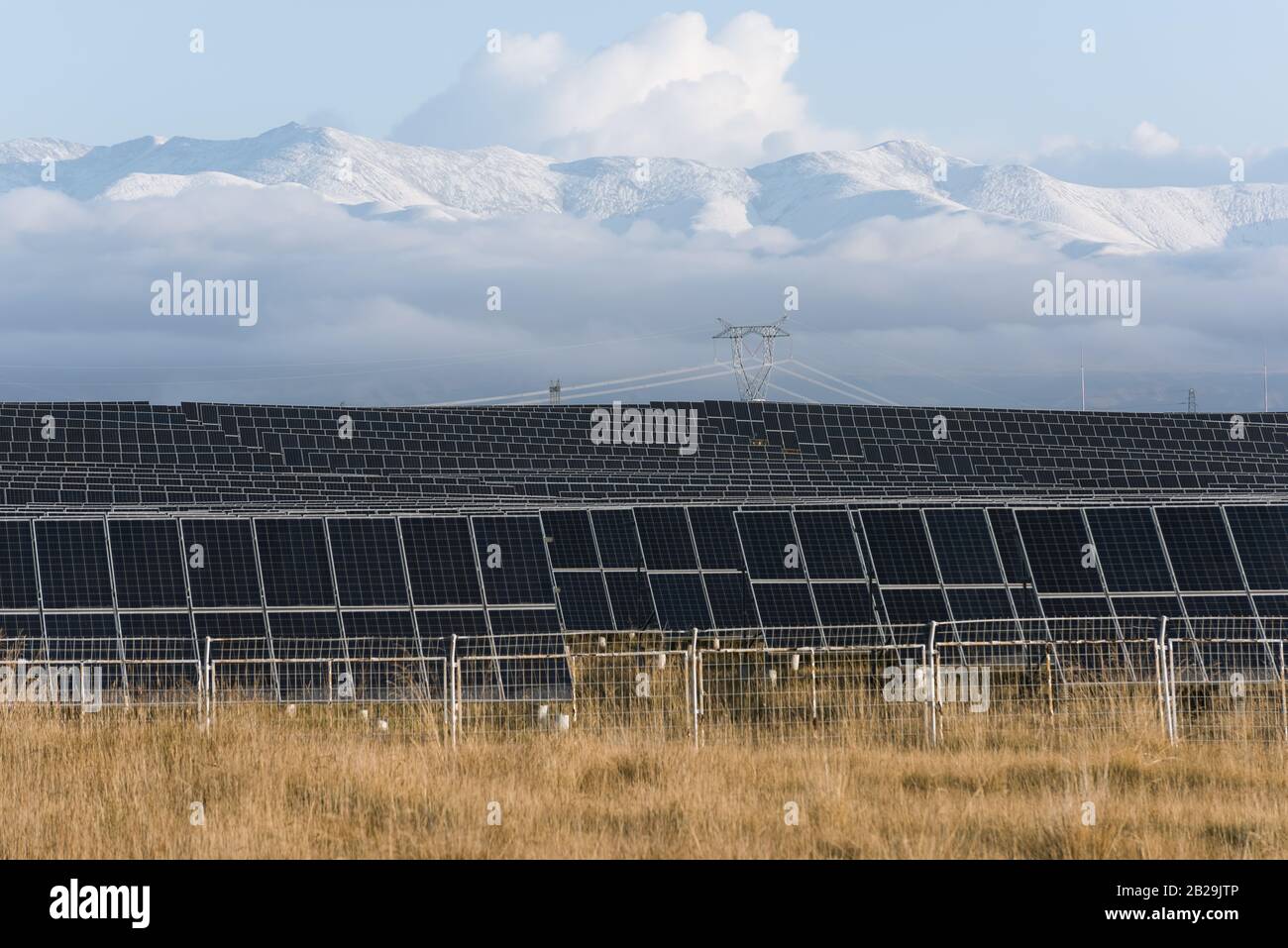 view of photovoltaic power station Stock Photo - Alamy