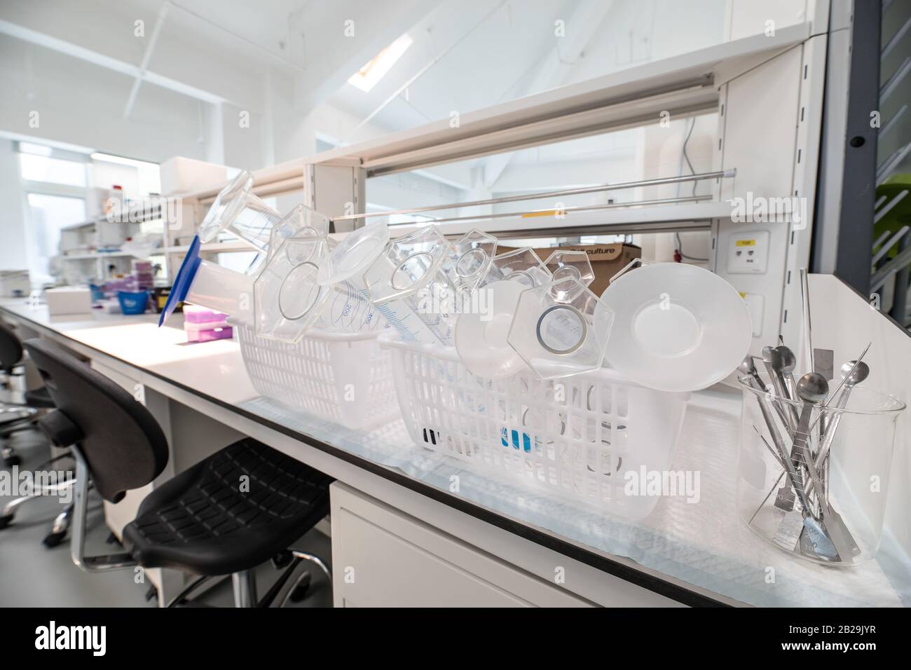 BEIJING, CHINA - JUNE 03, 2019: Modern drug manufacturing laboratory ...