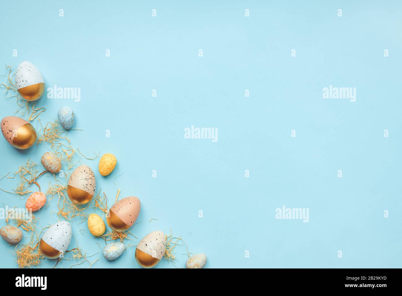 Blue and golden color hi-res stock photography and images - Alamy