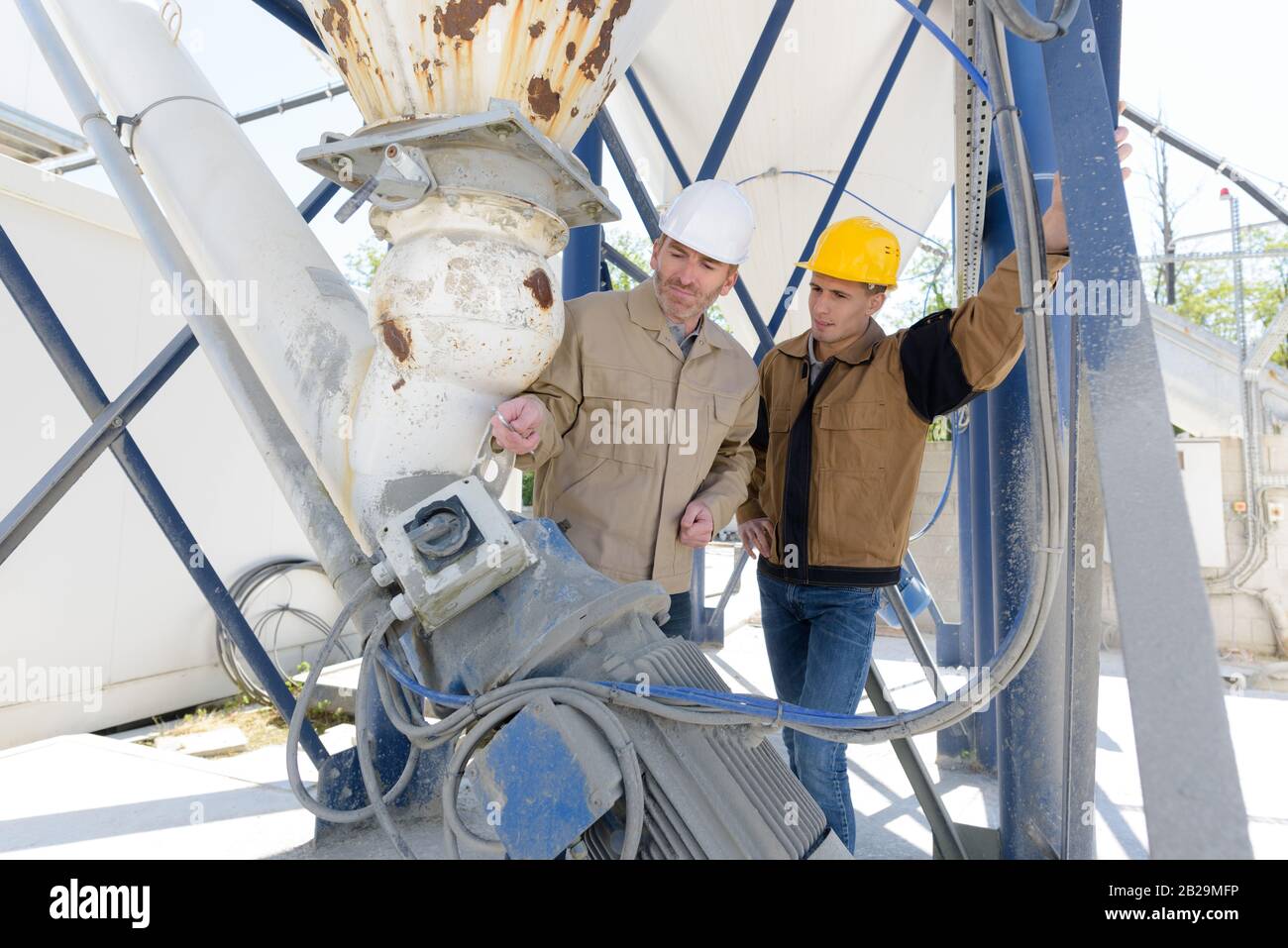 two industrial engineers at work Stock Photo - Alamy