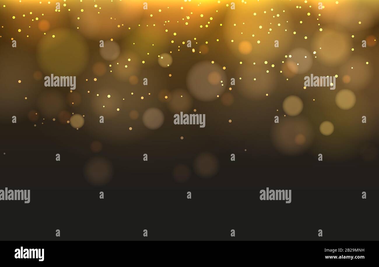 Defocused yellow color lights Stock Vector Images - Alamy