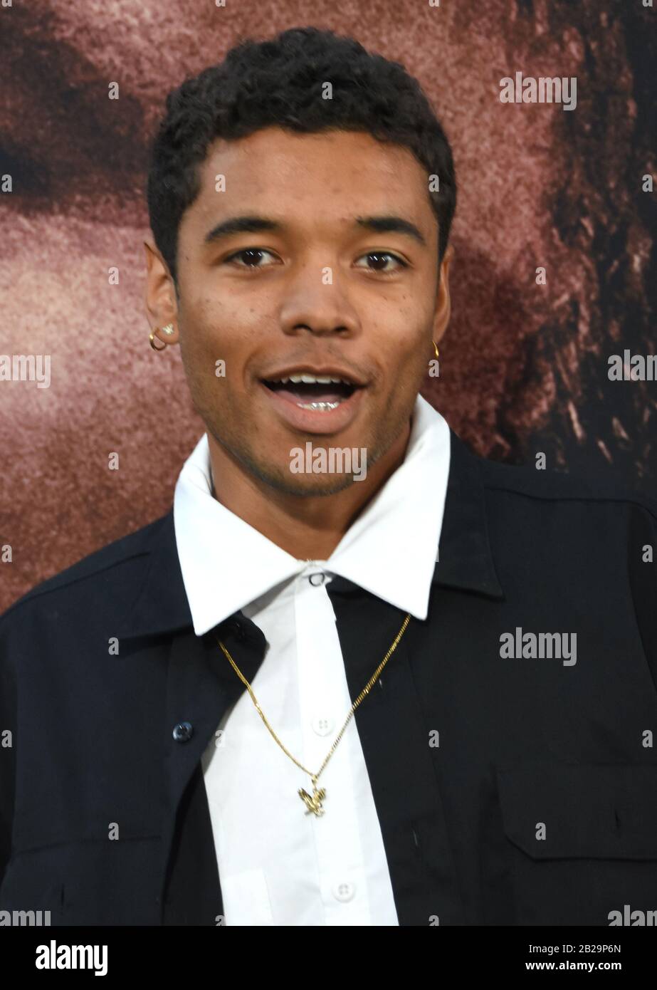 Los Angeles, California, USA 1st March 2020 Actor Brandon Wilson ...