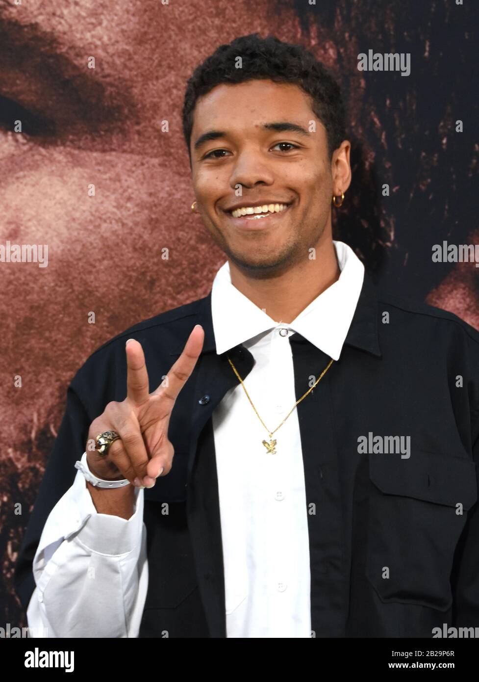 Los Angeles, California, USA 1st March 2020 Actor Brandon Wilson ...