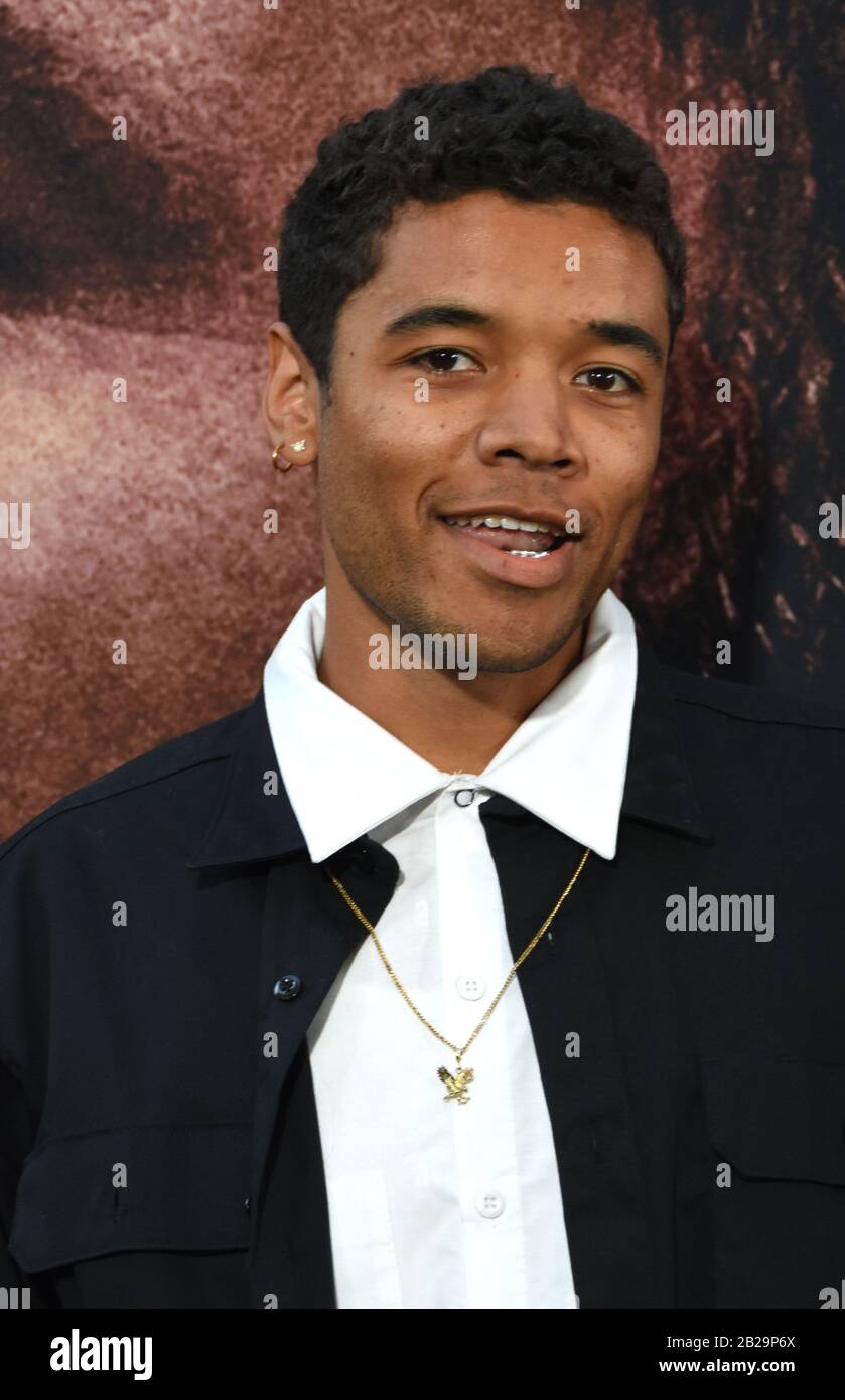 Los Angeles, California, USA 1st March 2020 Actor Brandon Wilson ...