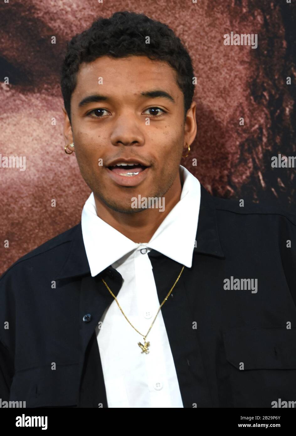 Los Angeles, California, USA 1st March 2020 Actor Brandon Wilson ...