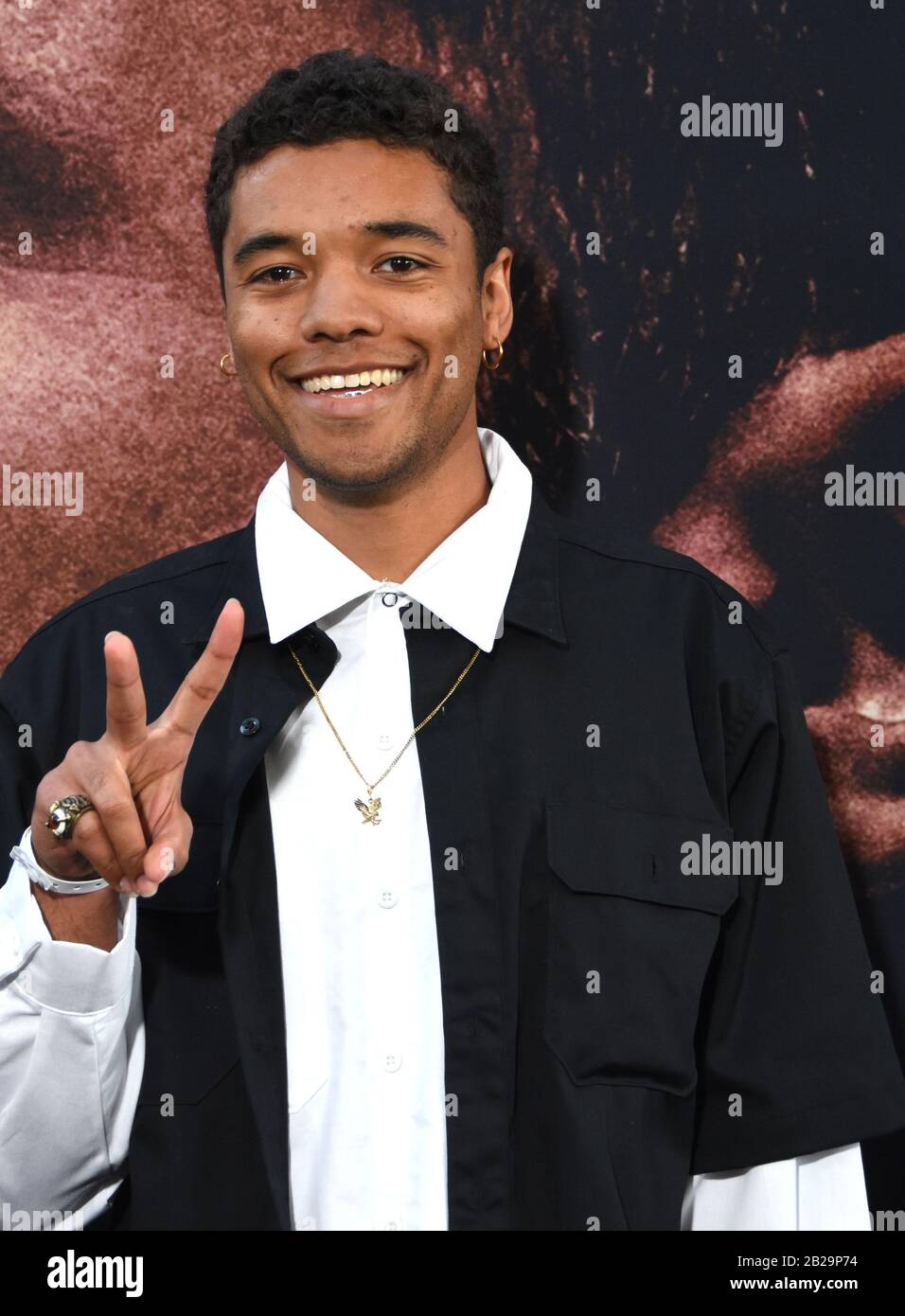 Los Angeles, California, USA 1st March 2020 Actor Brandon Wilson ...