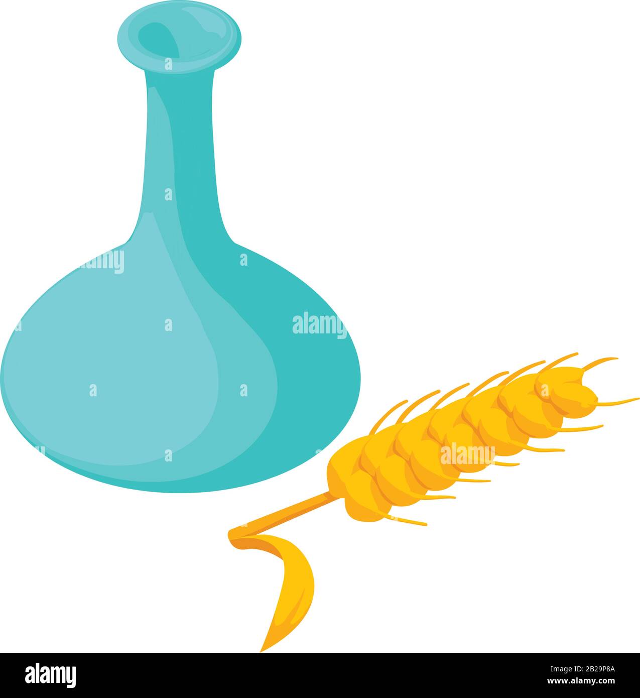 Barley malt test laboratory Stock Vector Images - Alamy