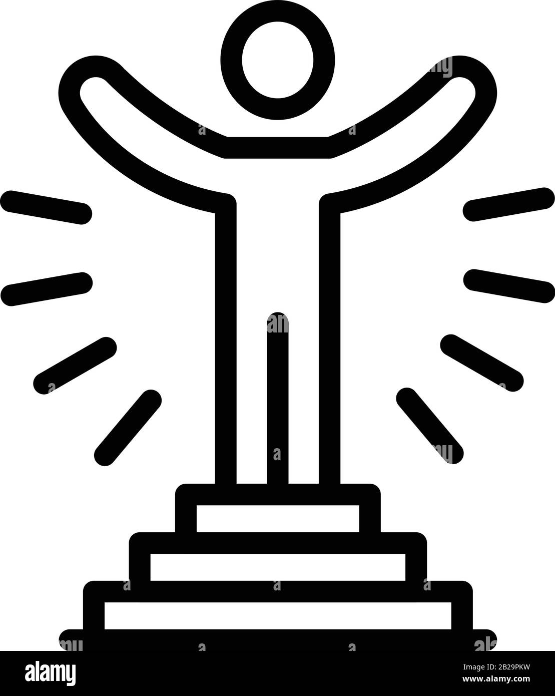 Winner competition icon, outline style Stock Vector Image & Art - Alamy