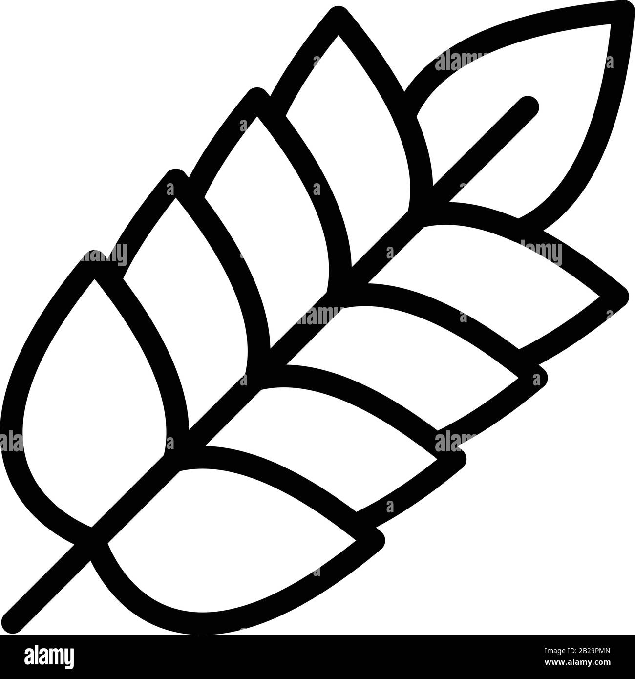 Wheat plant icon, outline style Stock Vector Image & Art - Alamy