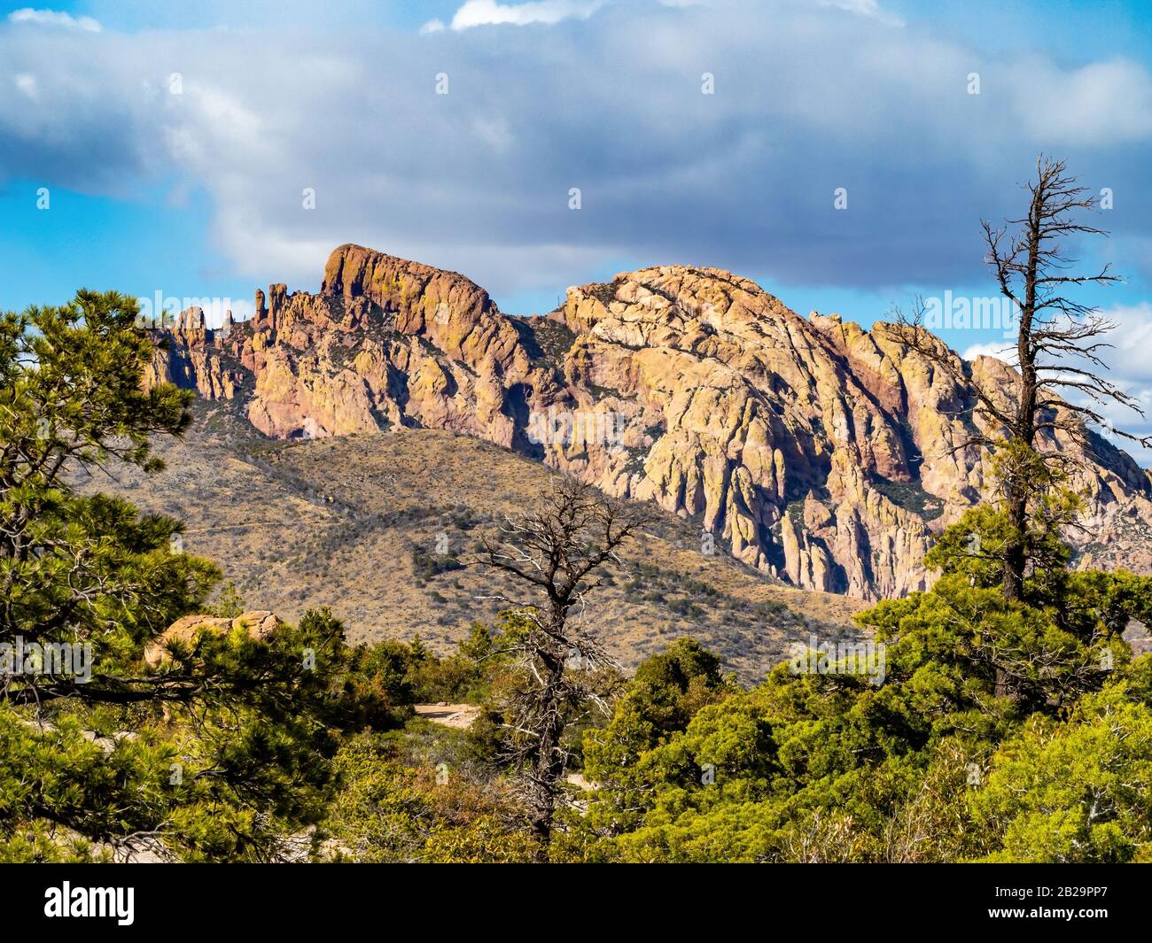 hiking through the rock formations at Chiricahua National Monument park ...