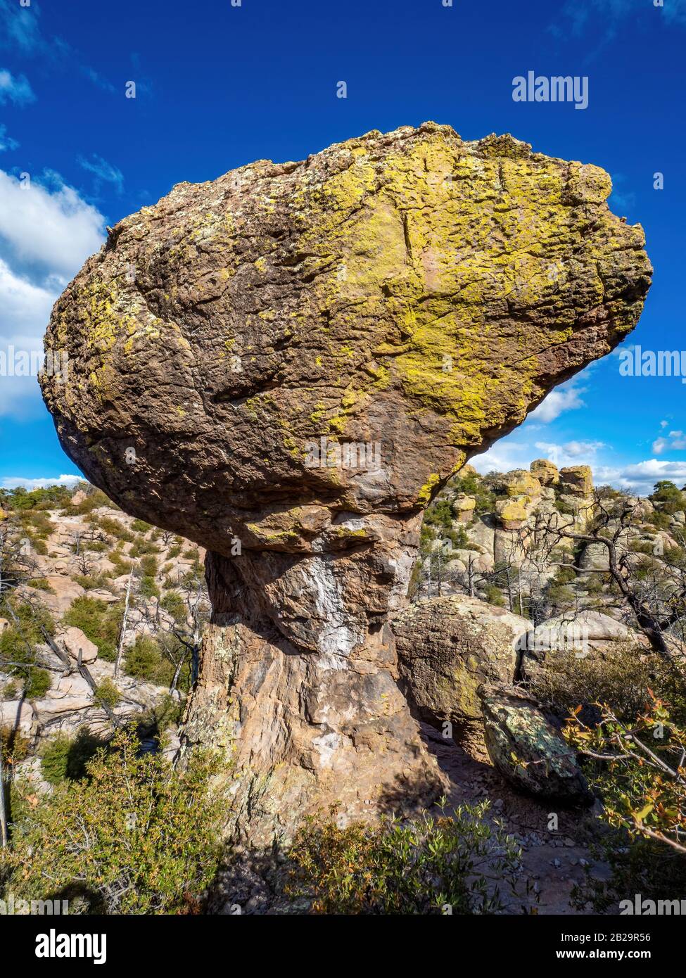 hiking through the rock formations at Chiricahua National Monument park ...