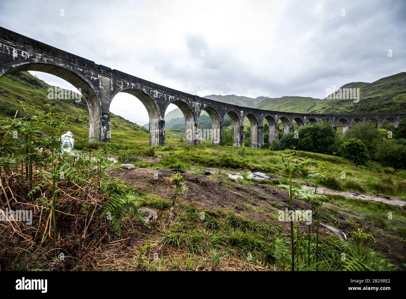 Old bridge and picturesque Scotland morning landscape Stock Photo - Alamy