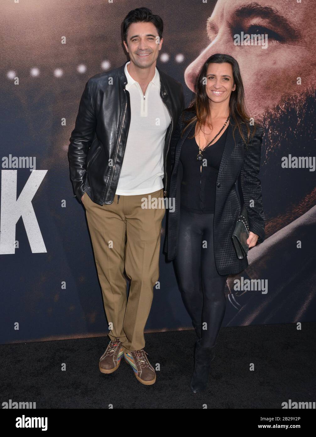 Los Angeles, USA. 01st Mar, 2020. Gilles Marini and Carole Marini 081 ...