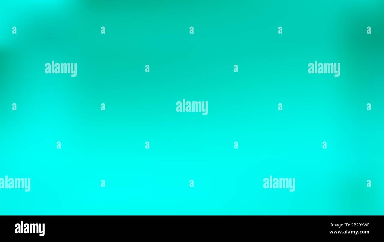 Aquamarine colored abstract gradient mesh Background. Plain texture ...