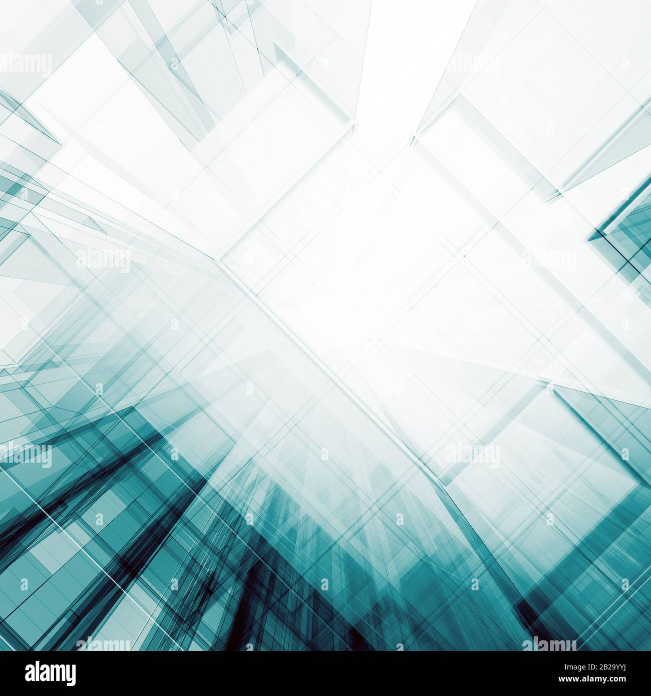 Abstract architecture. Concept view background 3D rendering Stock Photo ...