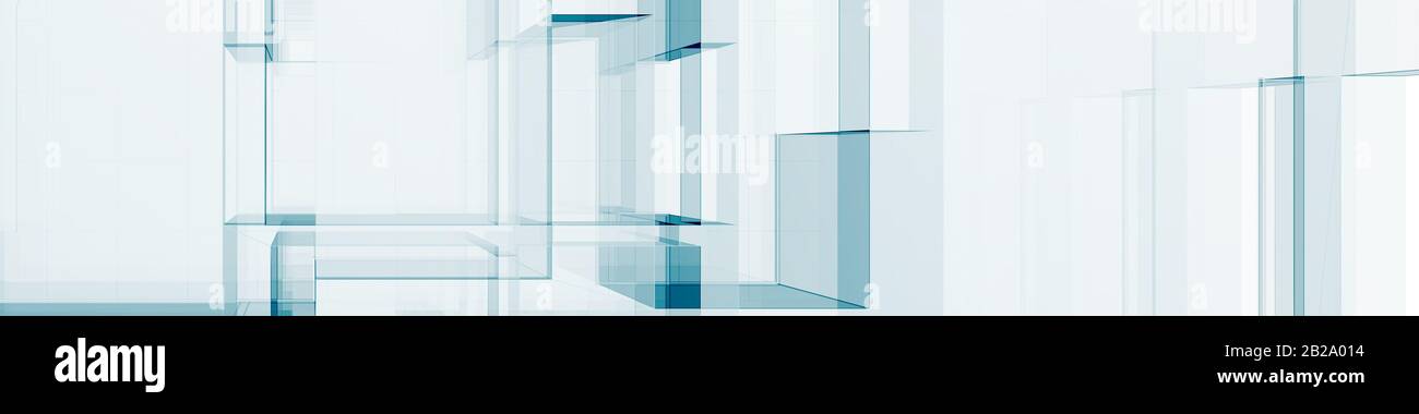 Transparent technology panorama. Futuristic concept 3d rendering Stock ...