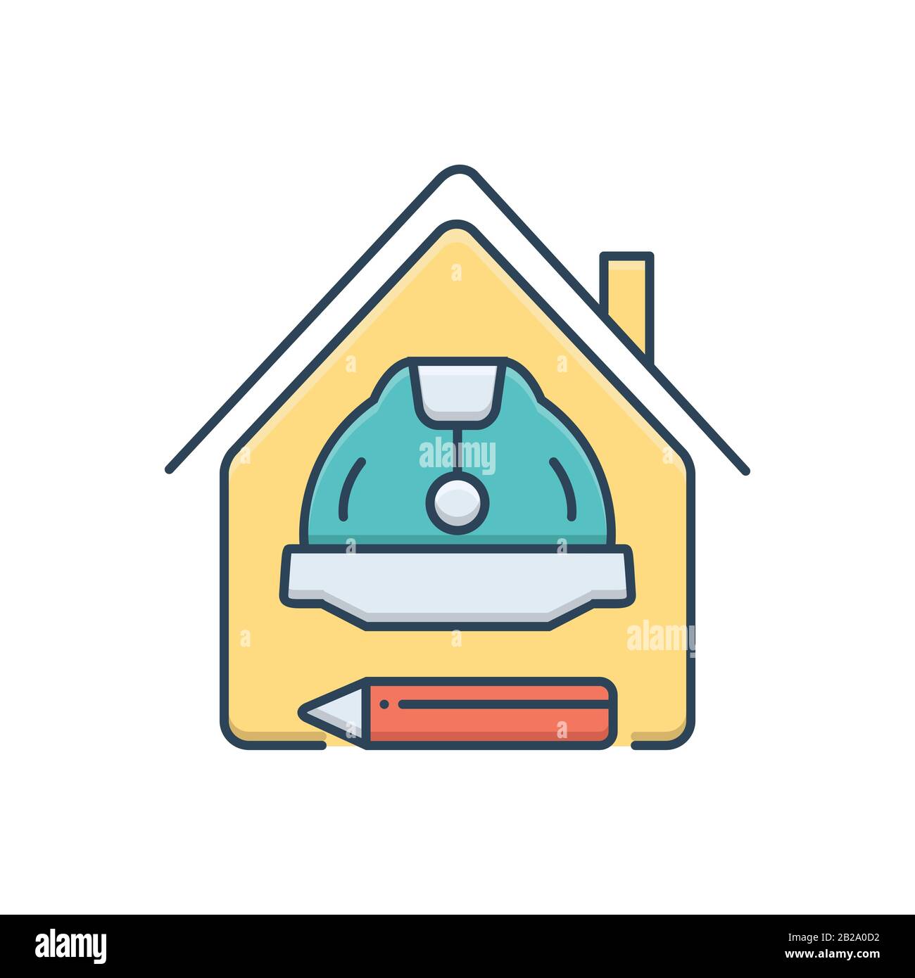 Construction planning icon Stock Vector Image & Art - Alamy