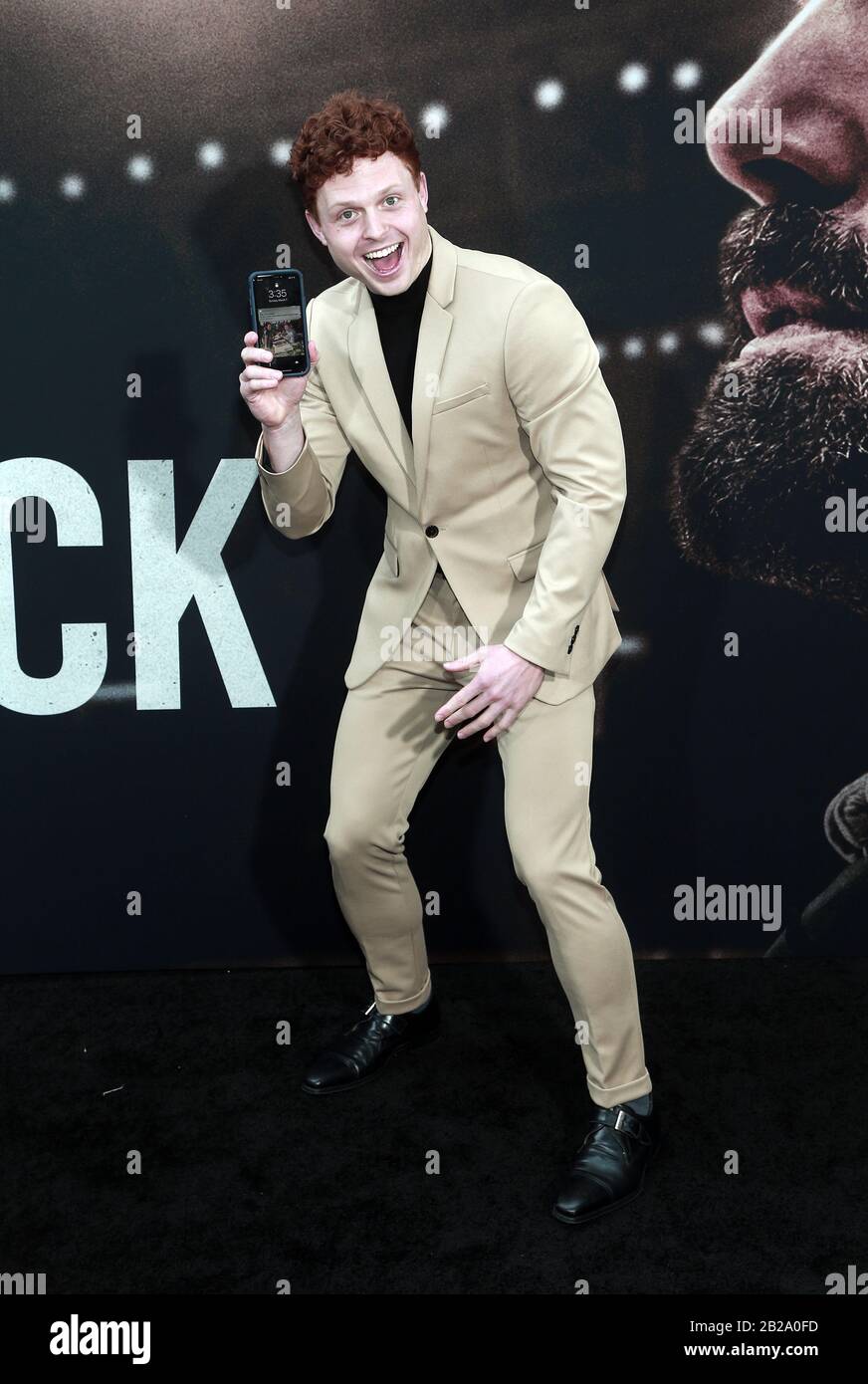 Los Angeles, Ca. 1st Mar, 2020. Caleb Foote, at the premiere of The Way ...
