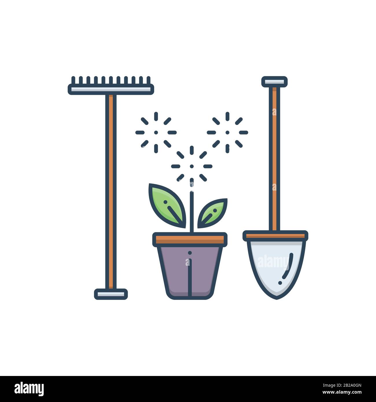 Garden service icon Stock Vector Image & Art - Alamy
