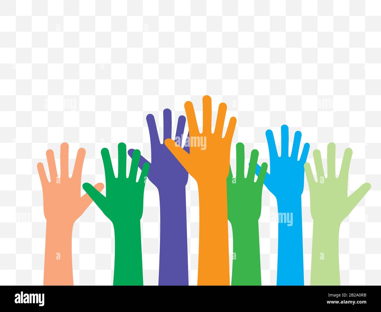 Charity, hand, volunteer icon. Vector illustration, flat design Stock ...