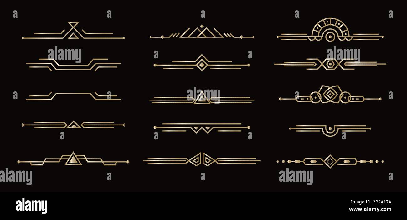 Gold Filigree Page Divider