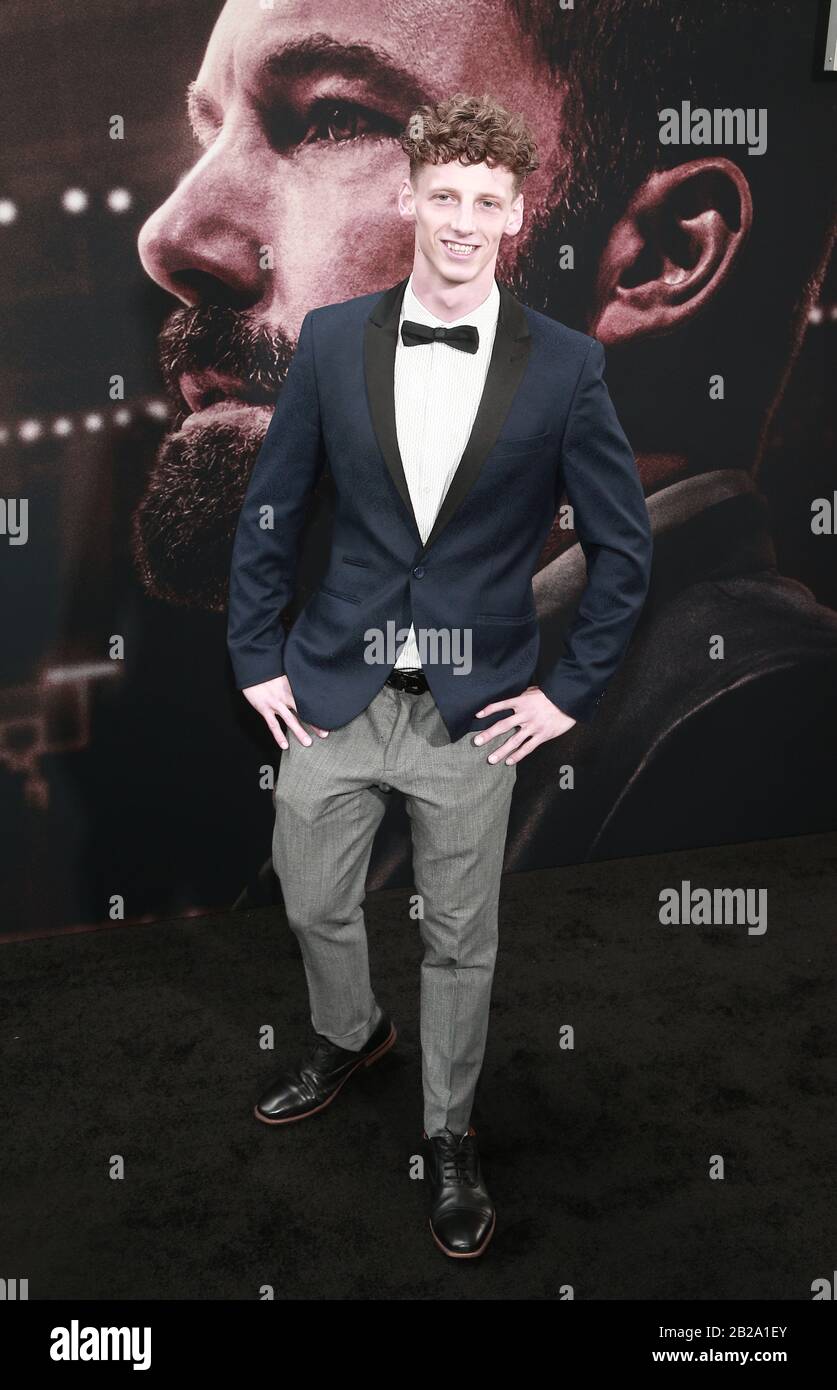 Los Angeles, Ca. 1st Mar, 2020. Tyler O'Malley, at the premiere of The ...