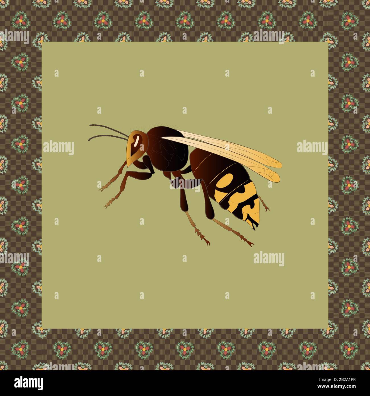 Small hornet Stock Vector Images - Alamy