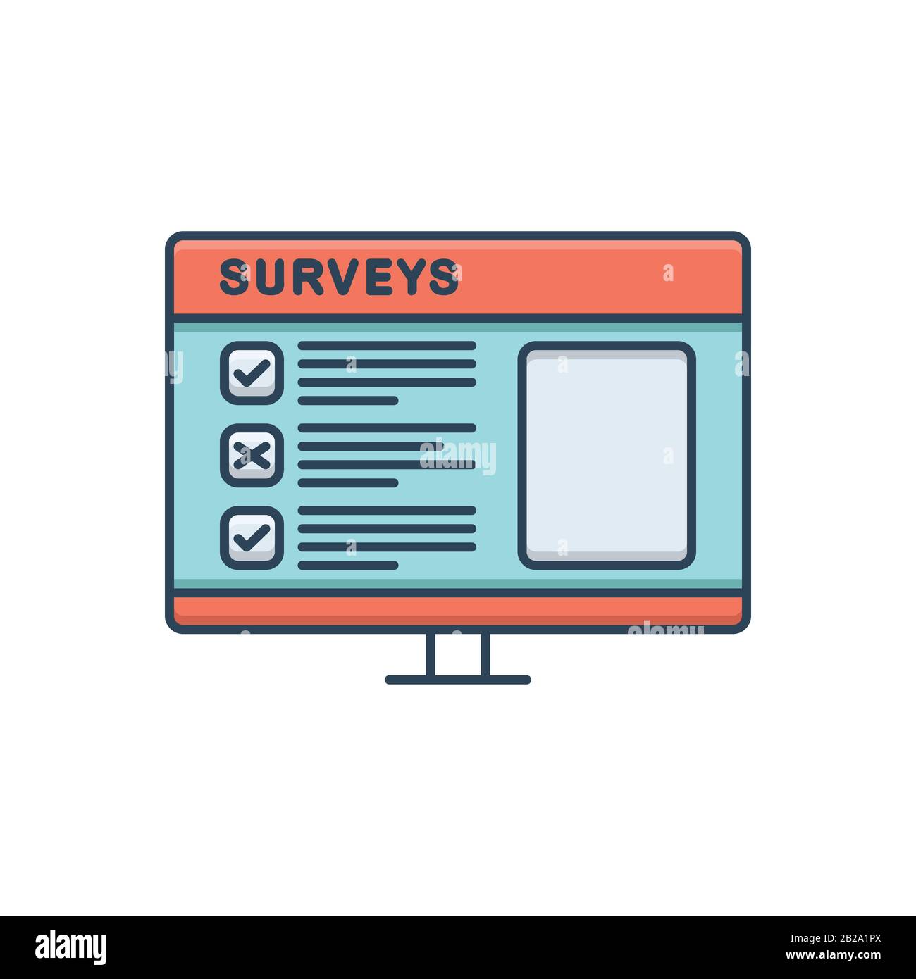 Icon for surveys , feedback Stock Vector Image & Art - Alamy