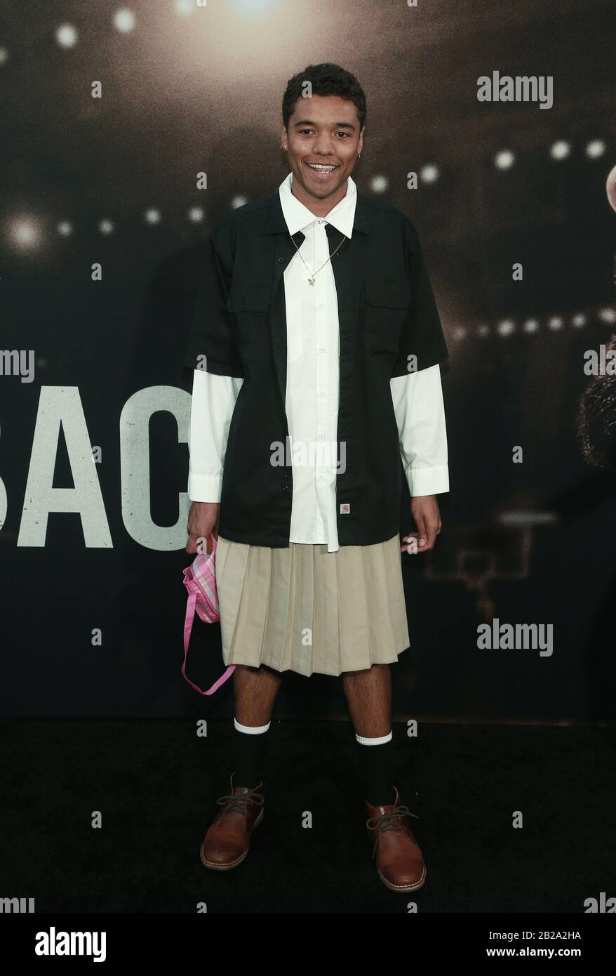 Los Angeles, Ca. 1st Mar, 2020. Brandon Wilson, at the premiere of The ...