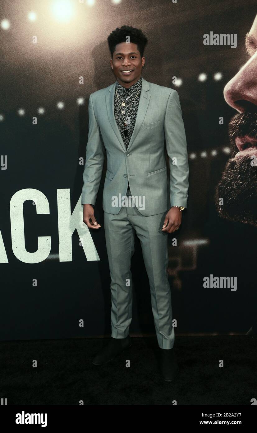 Los Angeles, Ca. 1st Mar, 2020. Abraham D. Juste, at the premiere of ...