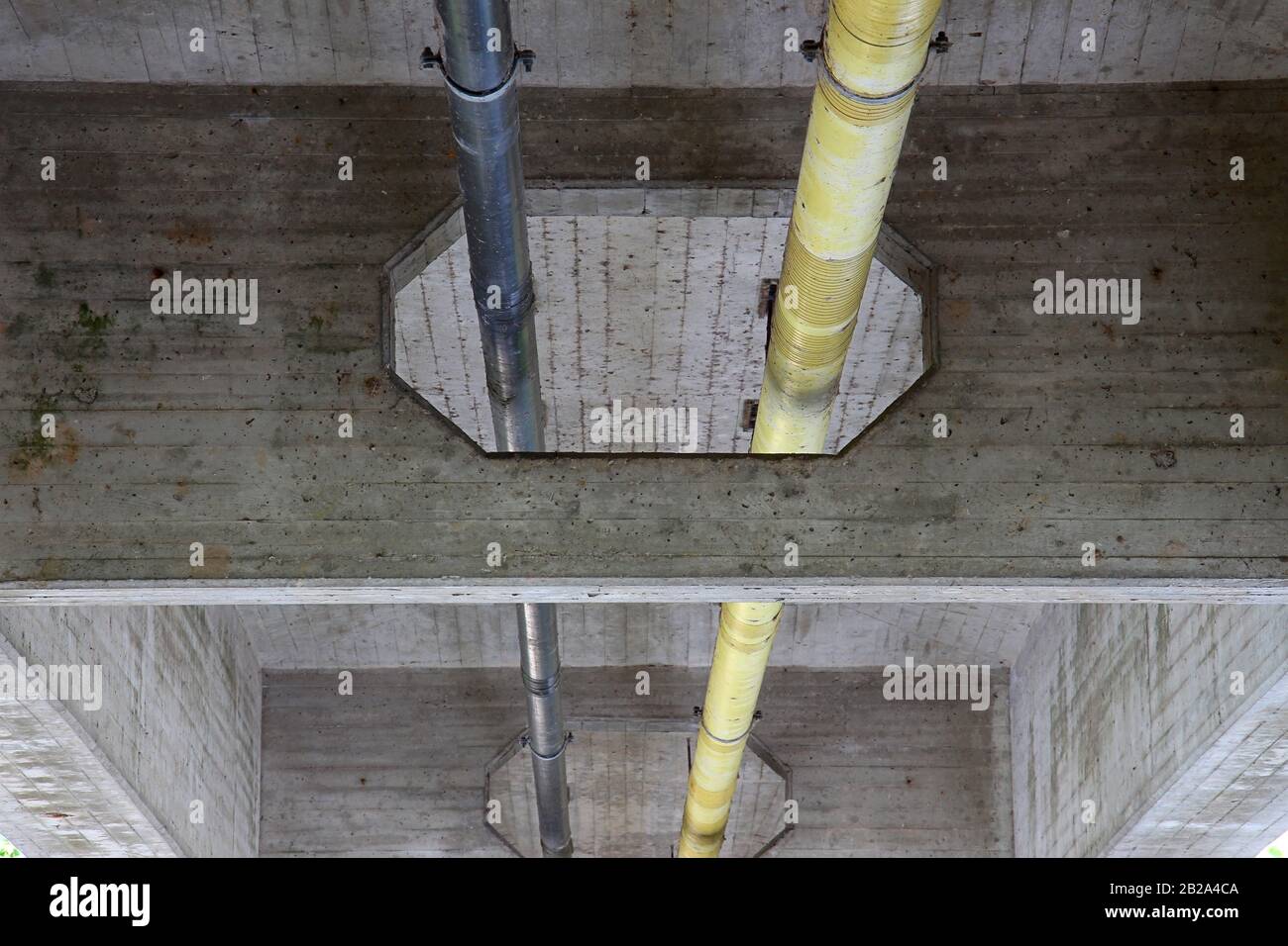 Concrete pipe under a bridge hi-res stock photography and images - Alamy