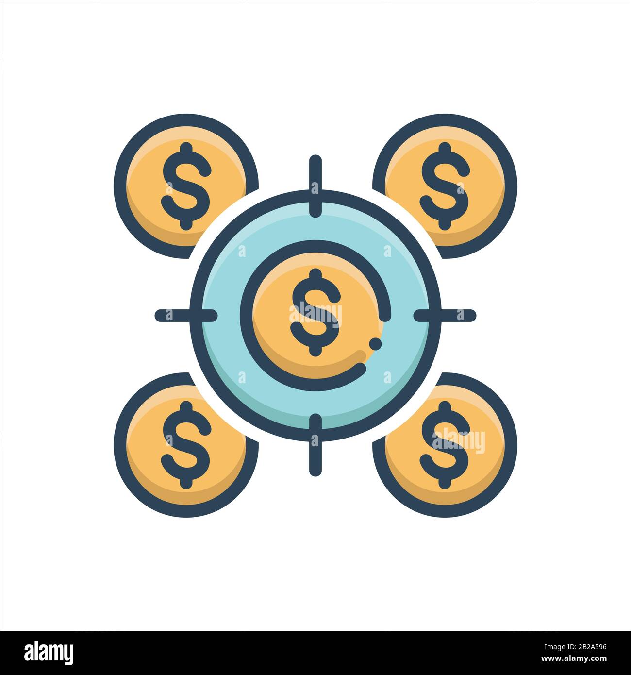 Icon for target ,goal ,destination Stock Vector Image & Art - Alamy