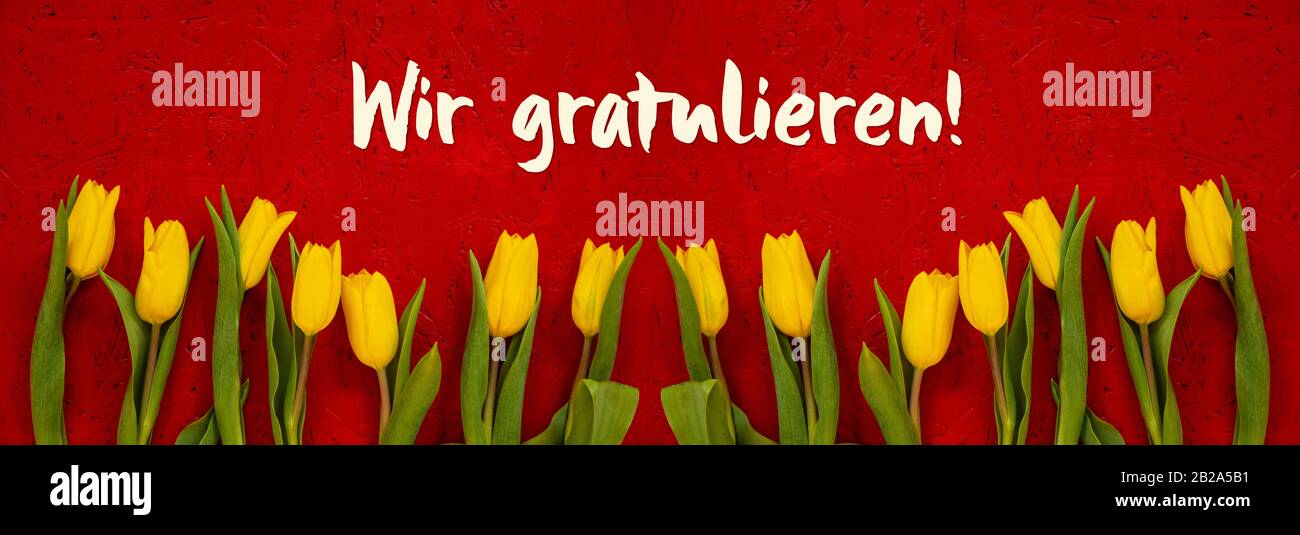 Congratulations with flower hi-res stock photography and images - Alamy