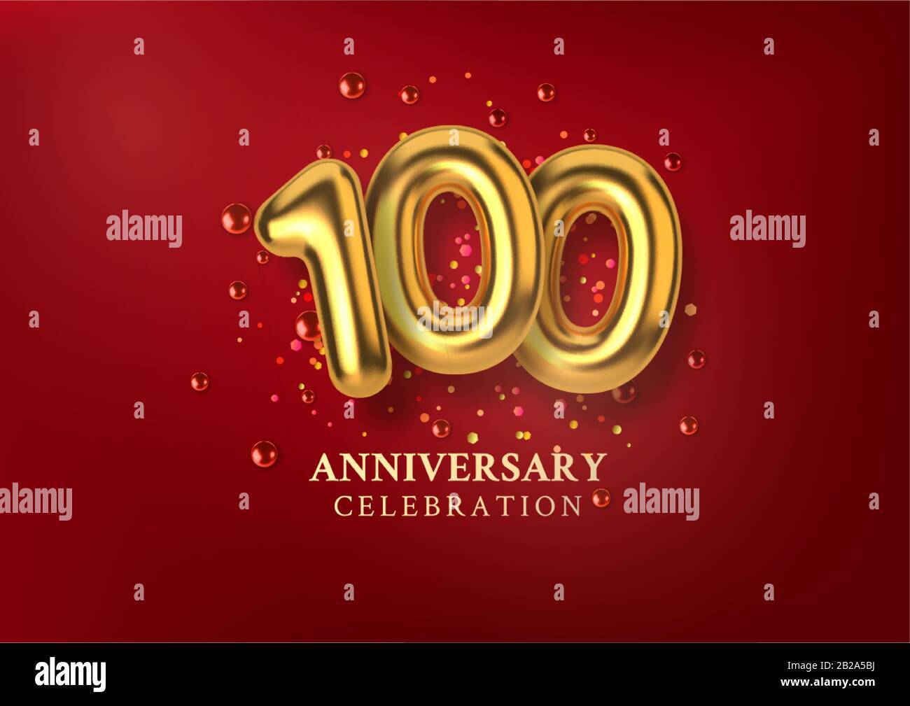 Celebrate 100th Anniversary Stock Vector Images Alamy