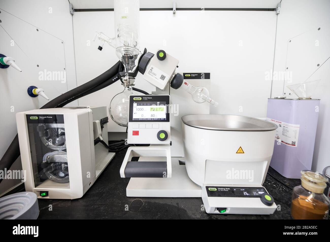 BEIJING, CHINA - JUNE 03, 2019: Modern drug manufacturing laboratory ...