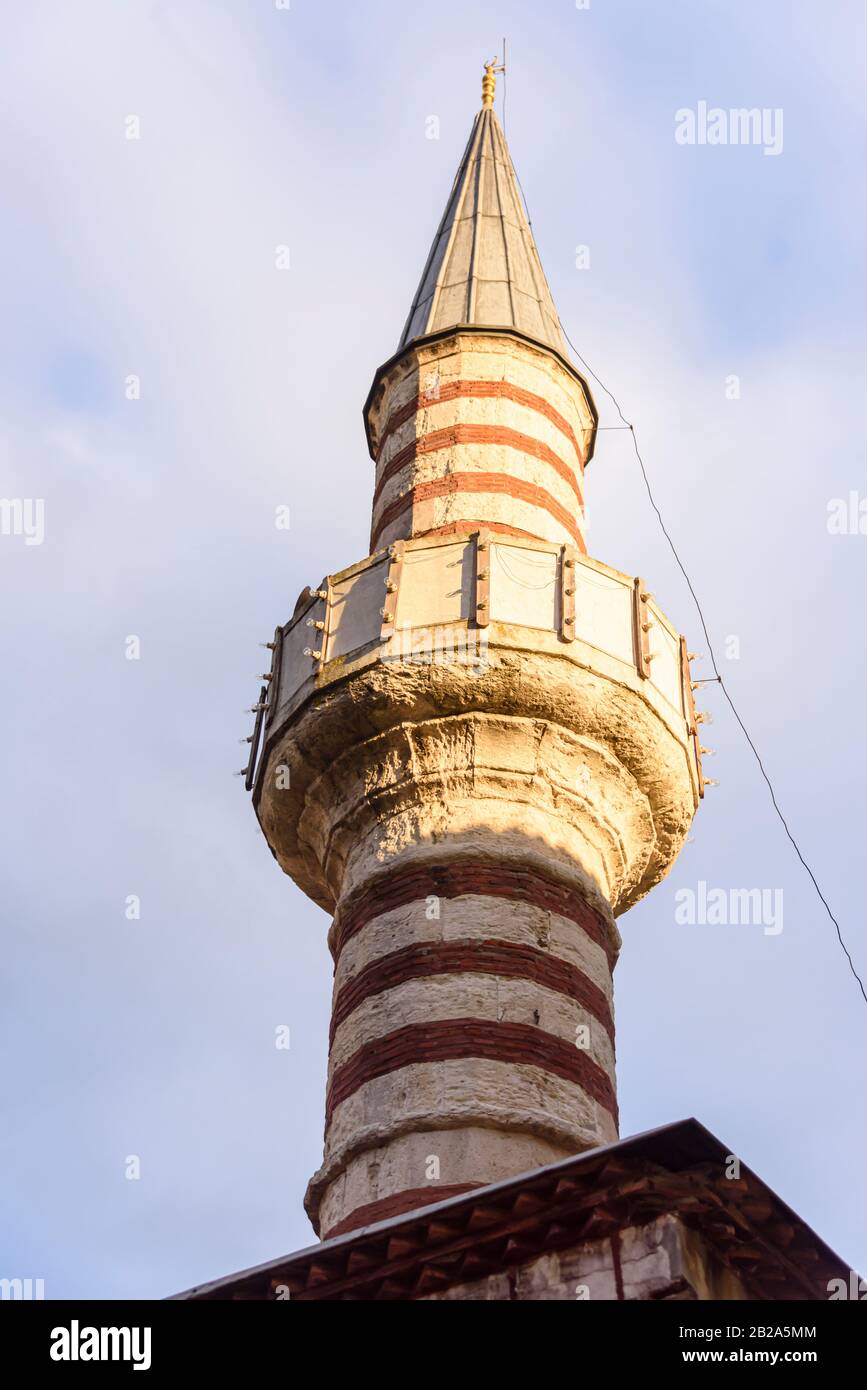 Minarete of the Blue Mosque, Istanbul, Turkey Stock Photo - Alamy