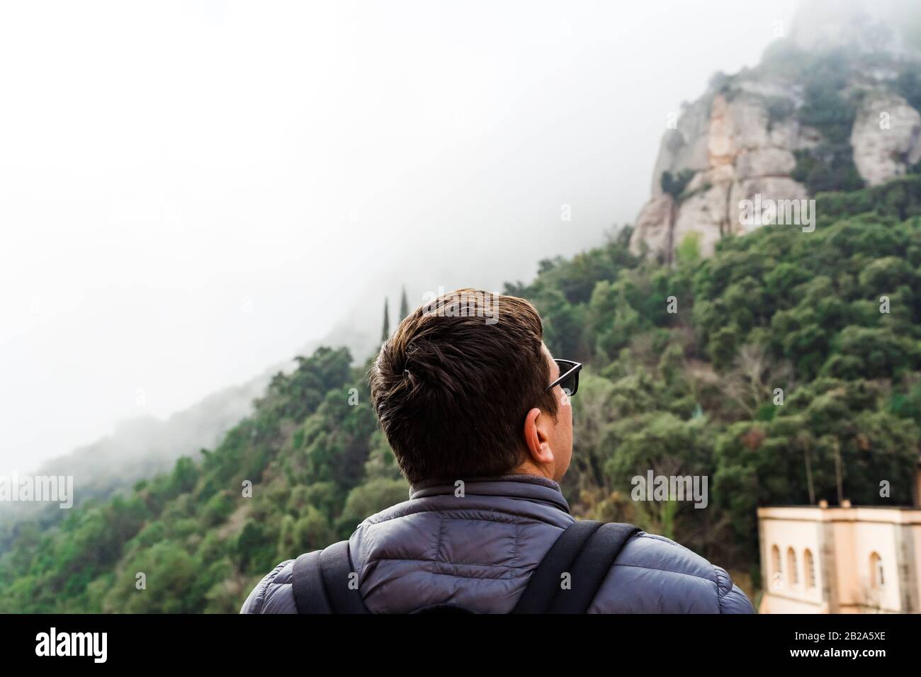 Hiking on trail man digital hi-res stock photography and images - Alamy