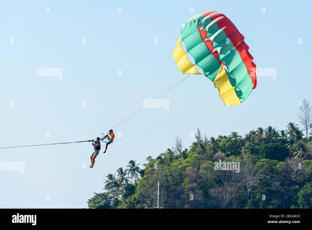 Two Parasailing High Resolution Stock Photography and Images - Alamy